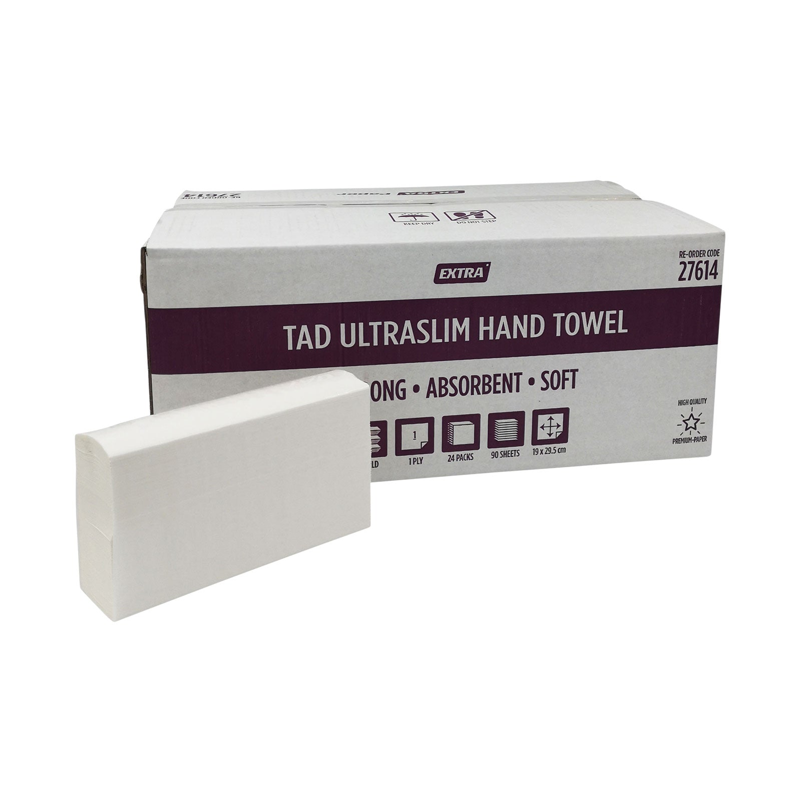 Extra Hygiene TAD Interleaved Compact Hand Towels, 2160 Sheets ...