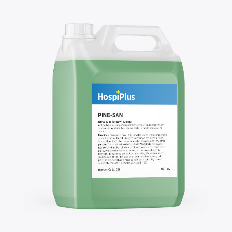 HospiPlus Pine-San Toilet and Urinal Bowl Cleaner, 5L – Hospeco