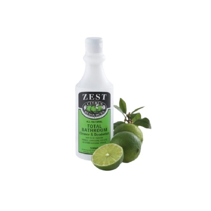 Zest Total Bathroom Cleaner and Deodoriser with Flip Lid, 500 mL ...