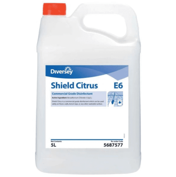 Diversey Shield Citrus Commercial Grade Disinfectant 5L – Hospeco PTY LTD