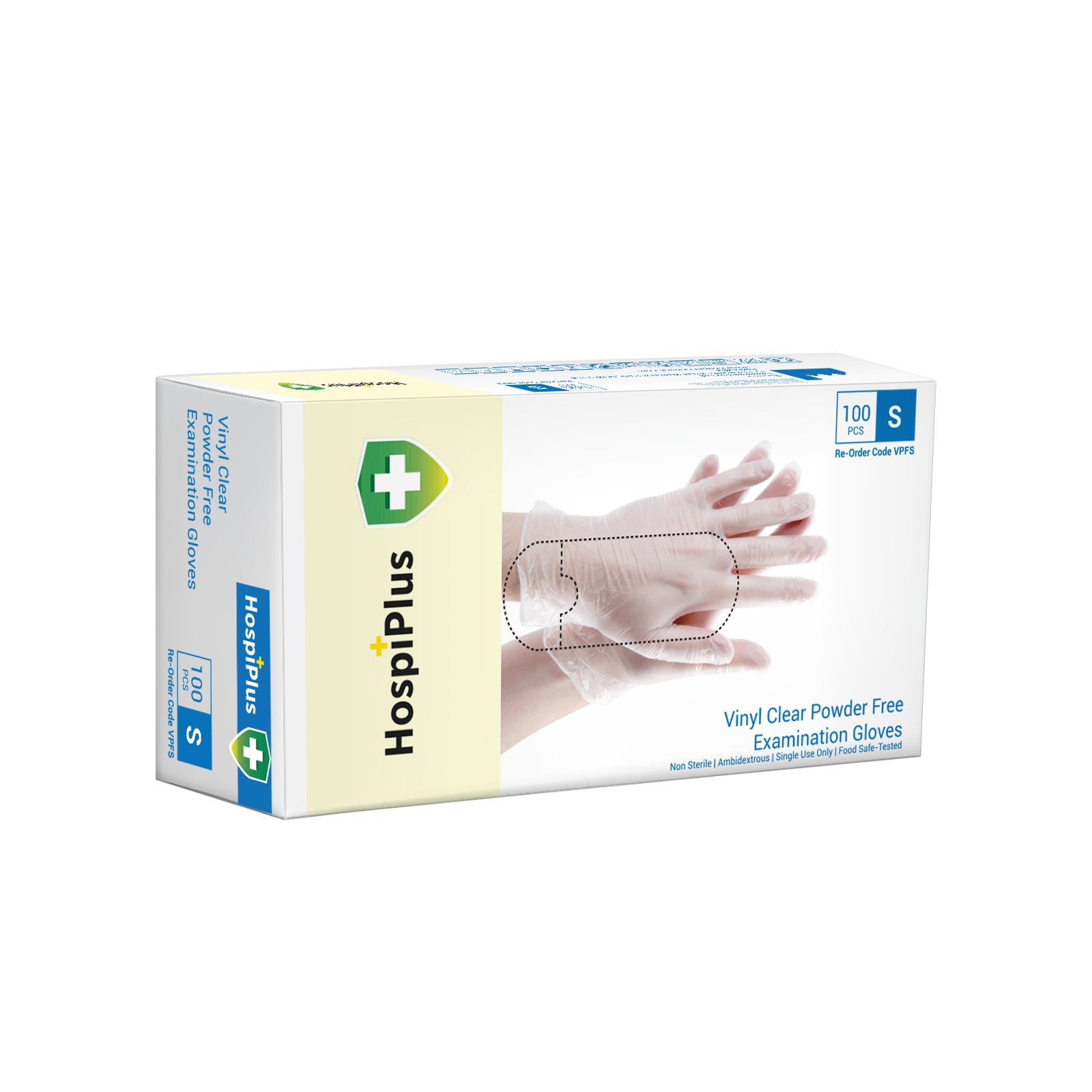 HospiPlus Clear Vinyl Powder-Free Gloves – Hospeco