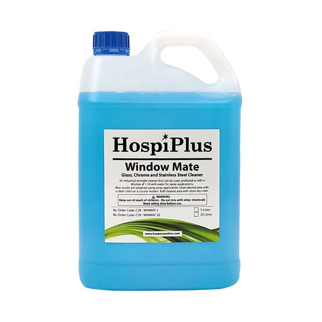 Window Mate Glass Cleaner Concentrated Formula - 5L – Hospeco